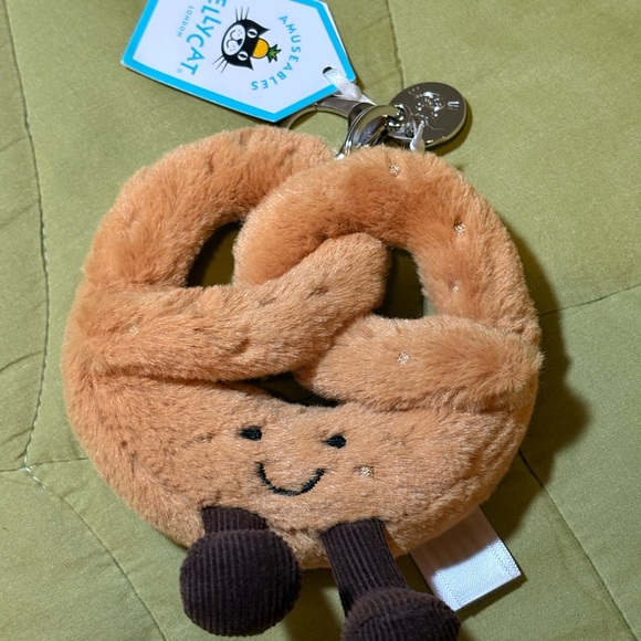 Jellycat | Toys | Jellycat Amuseables Pretzel Bag Charm | Poshmark